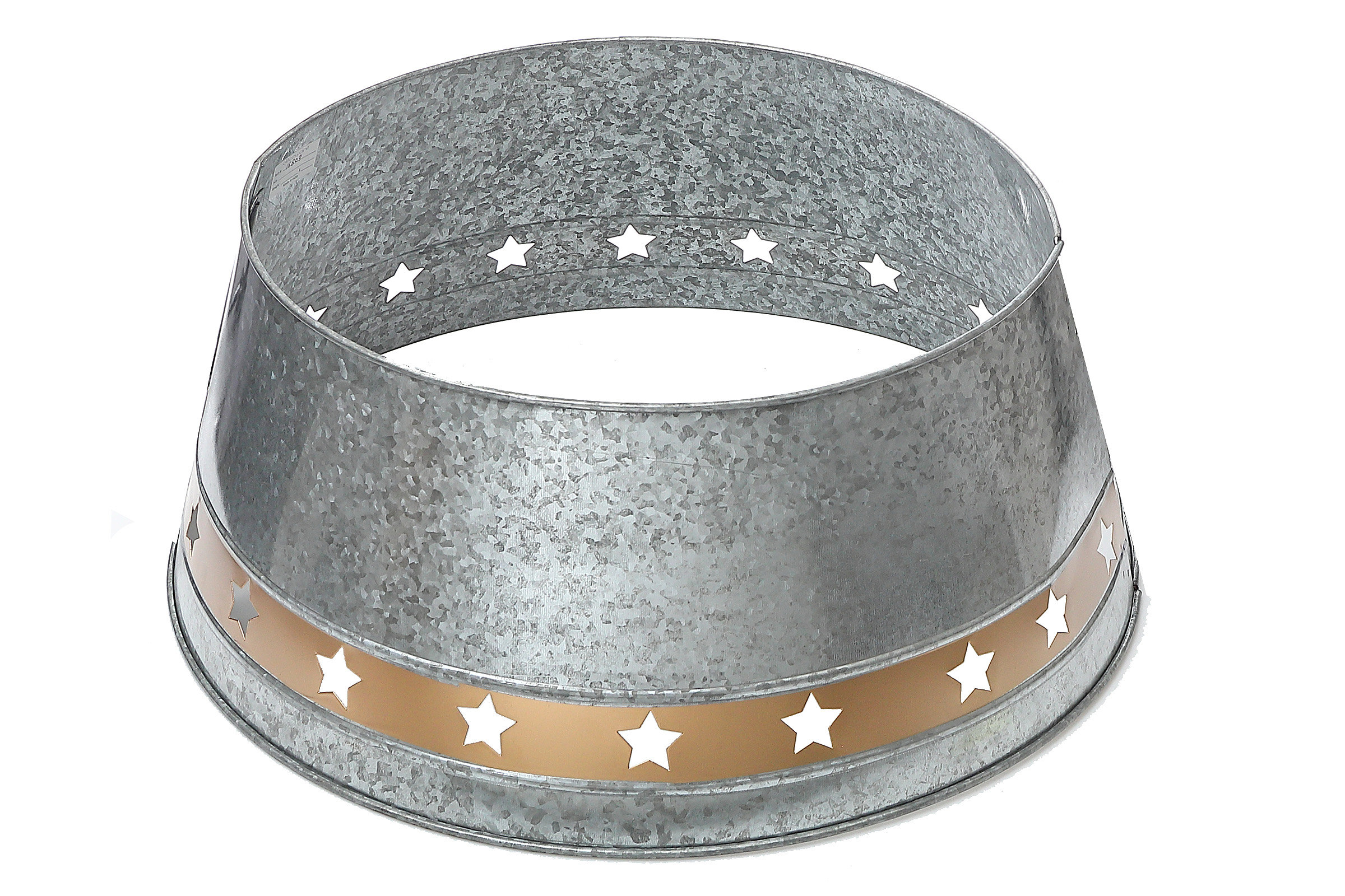 iH casadécor Christmas Galvanized Tree Collar | Wayfair