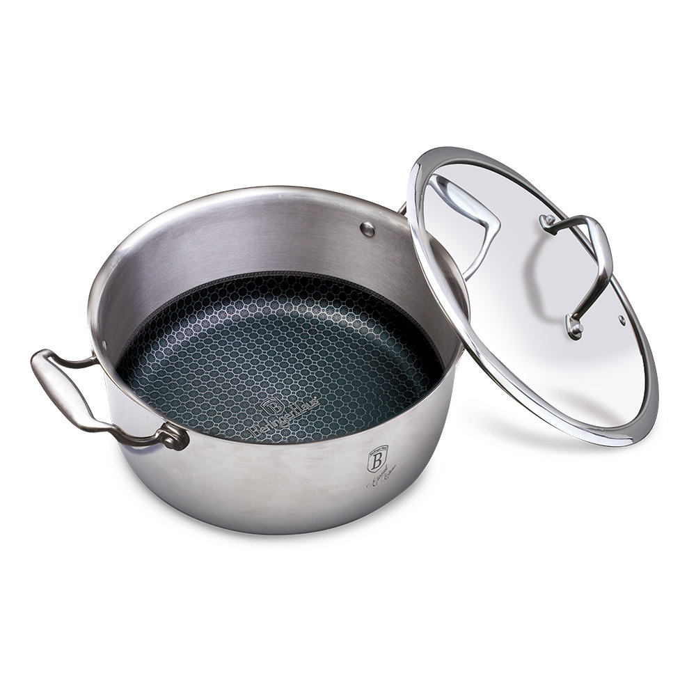 Berlinger Haus Non-Stick Stainless Steel Stock Pot with Lid & Reviews ...