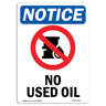 SignMission No Used Oil Sign | Wayfair