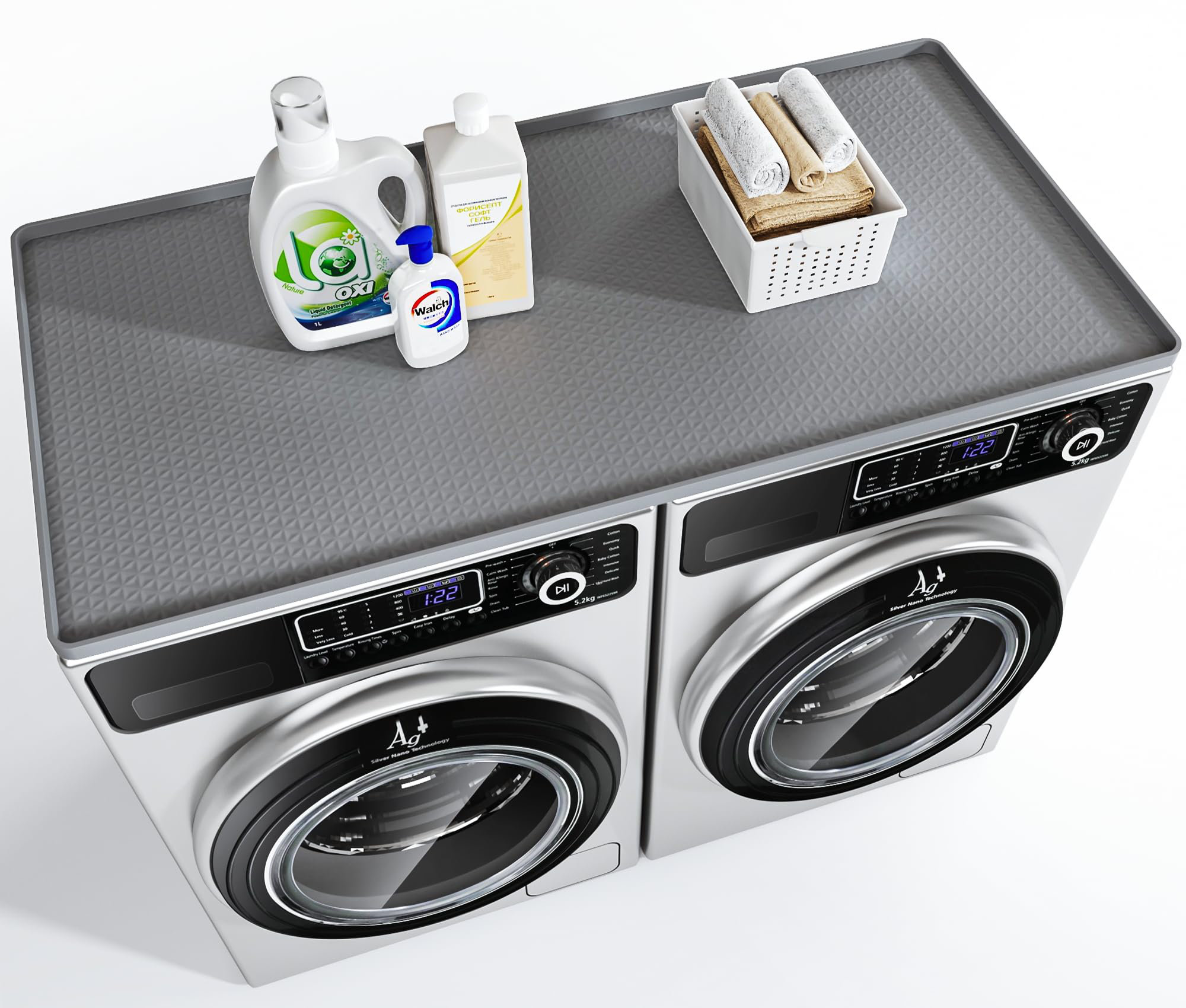 OUMIKEJI 54" X 27.5" Large Washer And Dryer Covers For The Top, Non ...