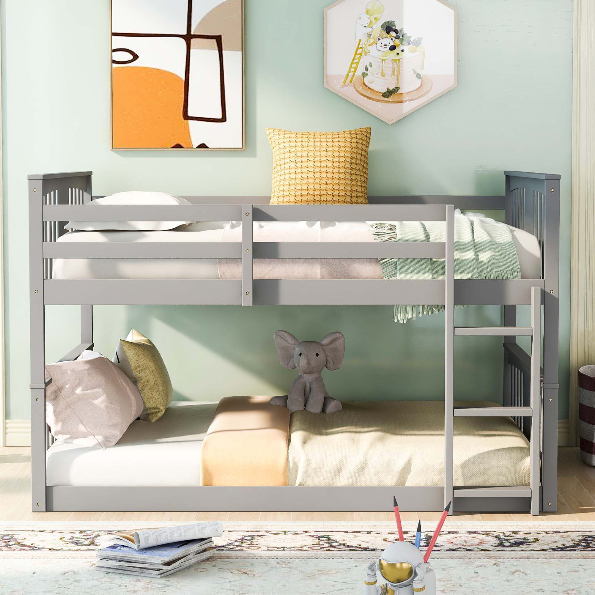 Red Barrel Studio Bunk Bed With Ladder - Wayfair Canada