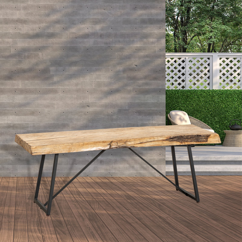Loon Peak® Brailon Concrete Potting Bench | Wayfair