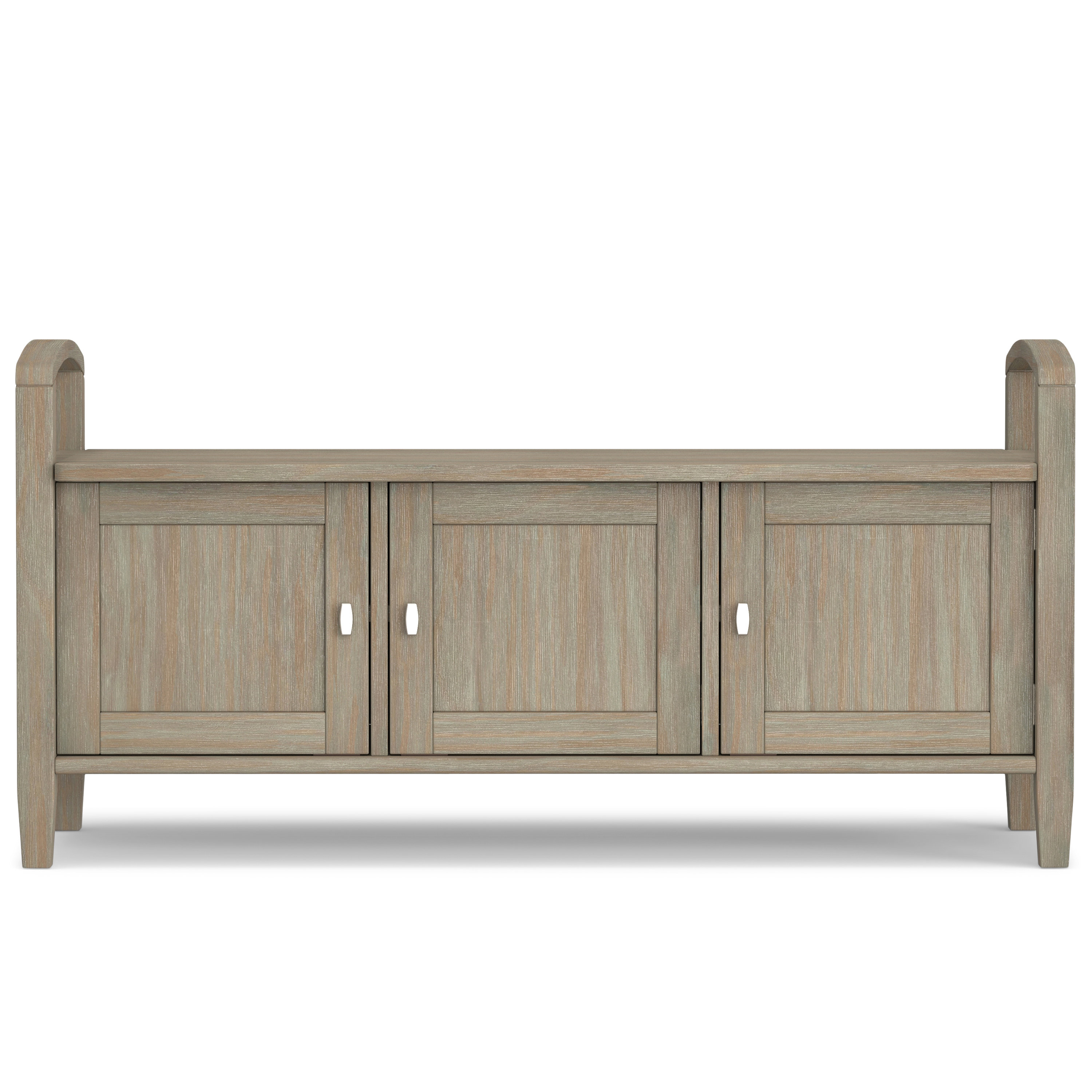 Simpli Home Warm Shaker Entryway Storage Bench - Wayfair Canada