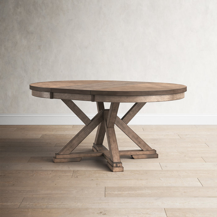 Birch Lane™ Denfield Extendable Round Dining Table & Reviews | Wayfair