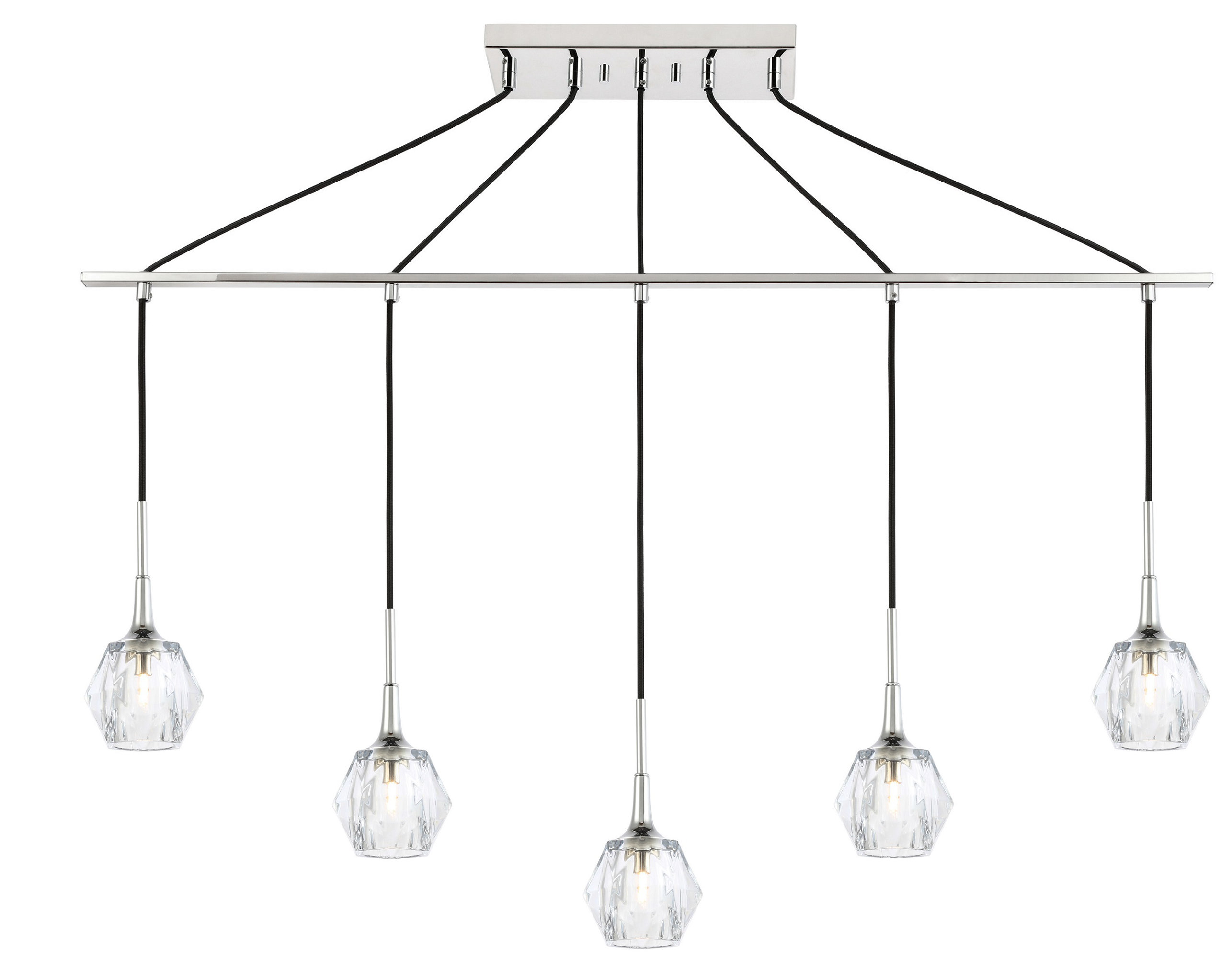 House of Hampton Romona 5 - Light Cluster Geometric Pendant - Wayfair ...