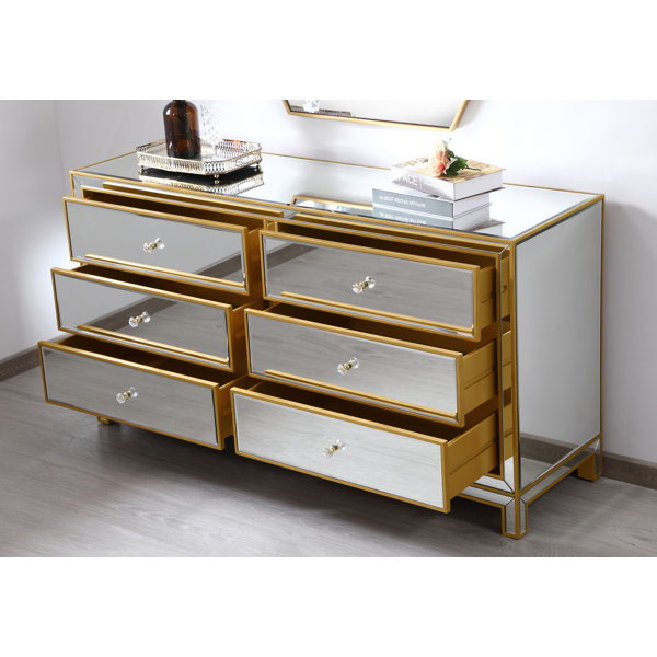 Willa Arlo Interiors Fairgrove 6 - Drawer Dresser & Reviews | Wayfair