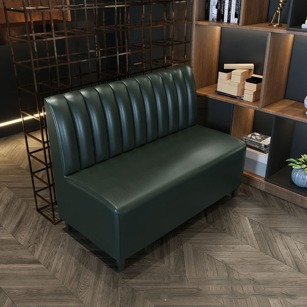 AWENOX Vintage Bar Bistro Music Clear Bar Booth. Single Sided Booth ...