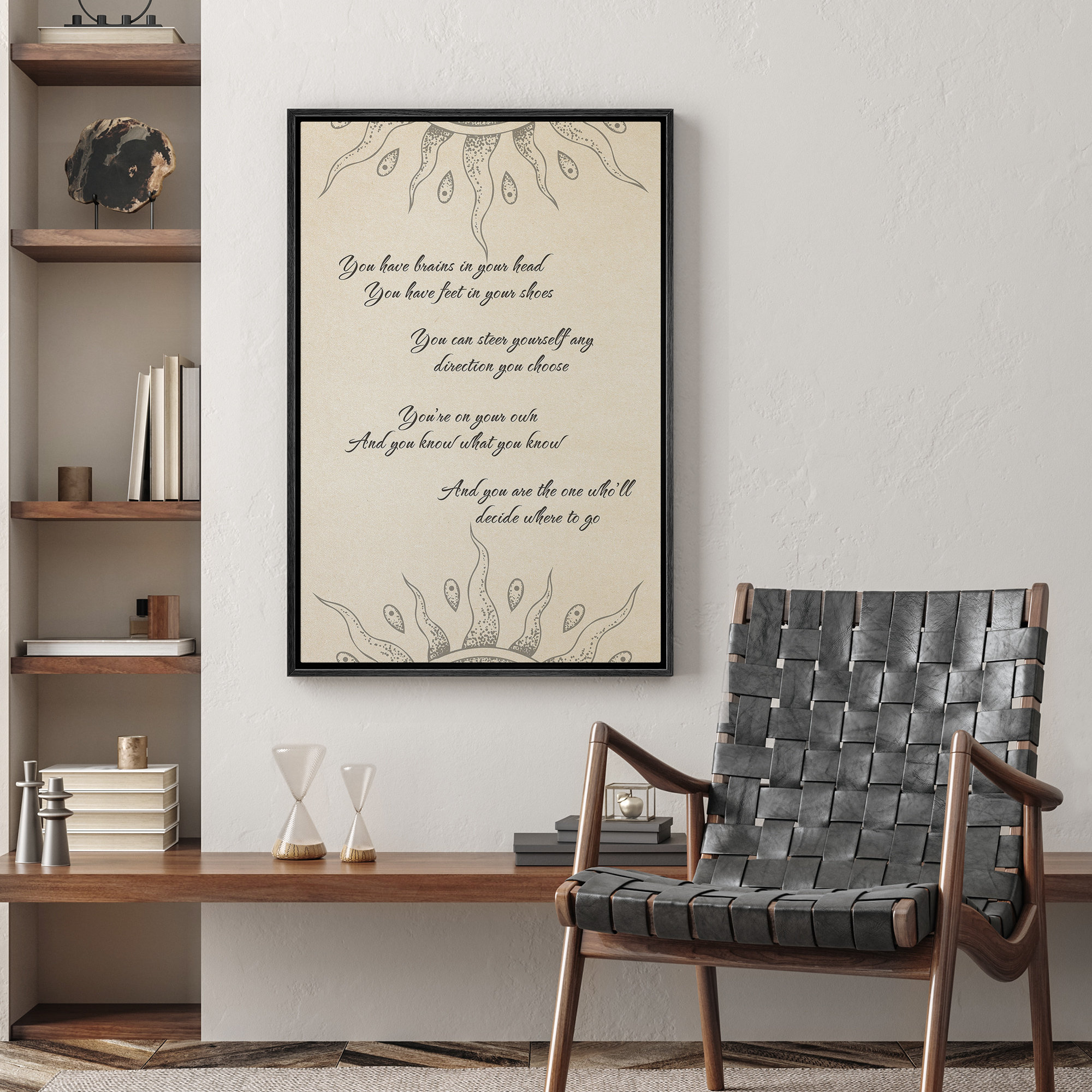 wall26 You, Framed Master Bedroom Wall Art Canvas Print - Wayfair Canada