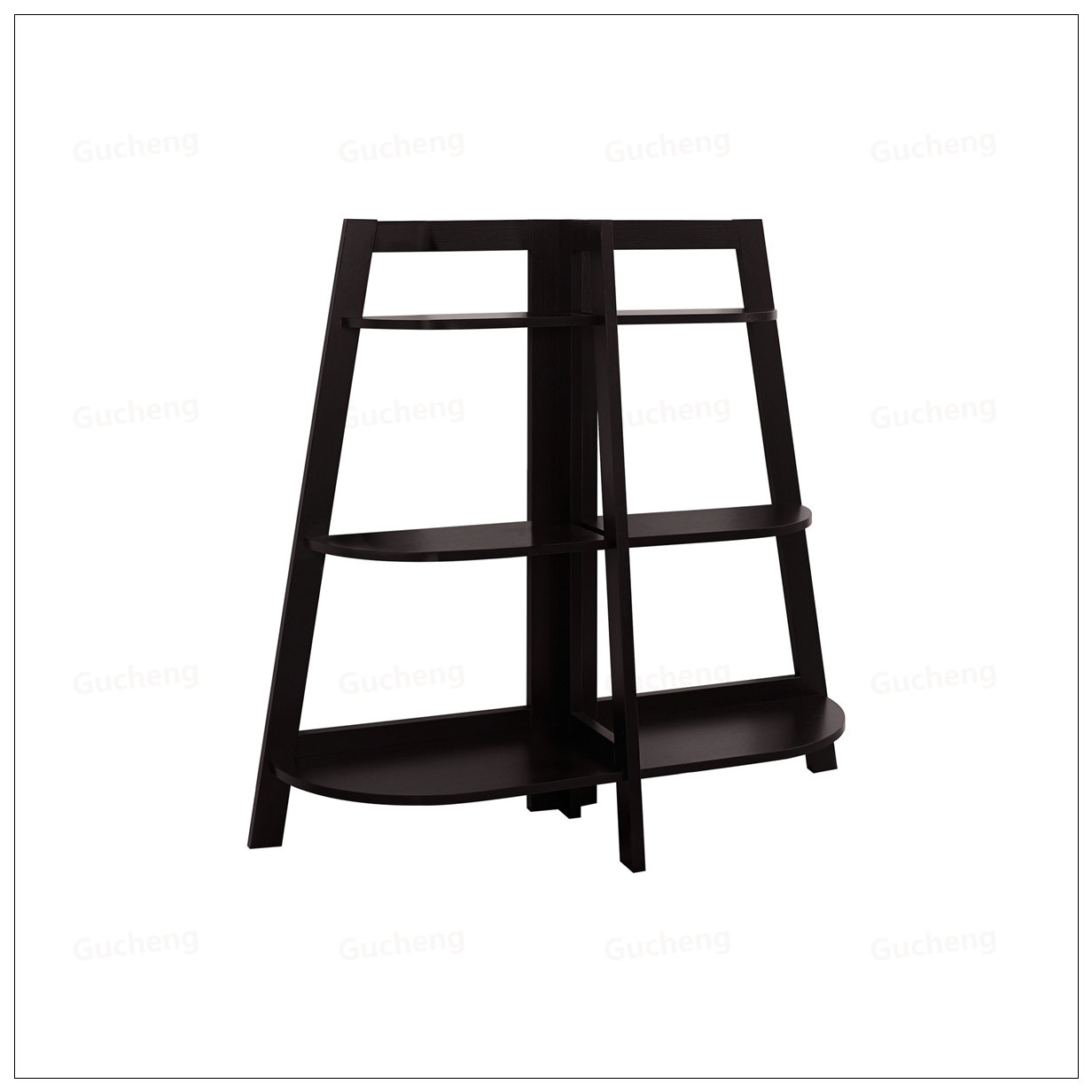 Rebrilliant Modern 3-Tier Laminate Etagere Bookshelf, Perfect For ...