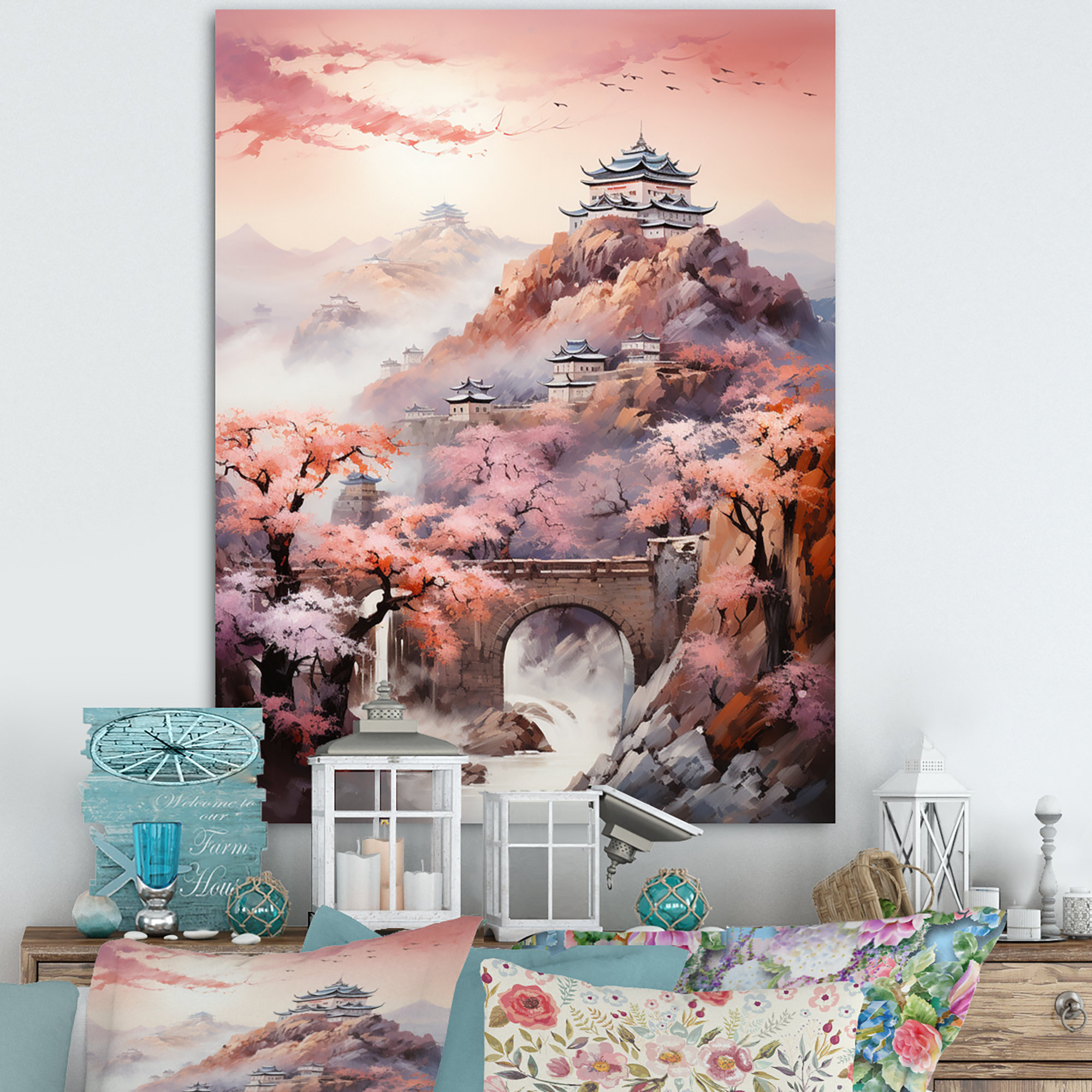 Red Barrel Studio® Sareeta China Silk Road VII On Canvas Print | Wayfair