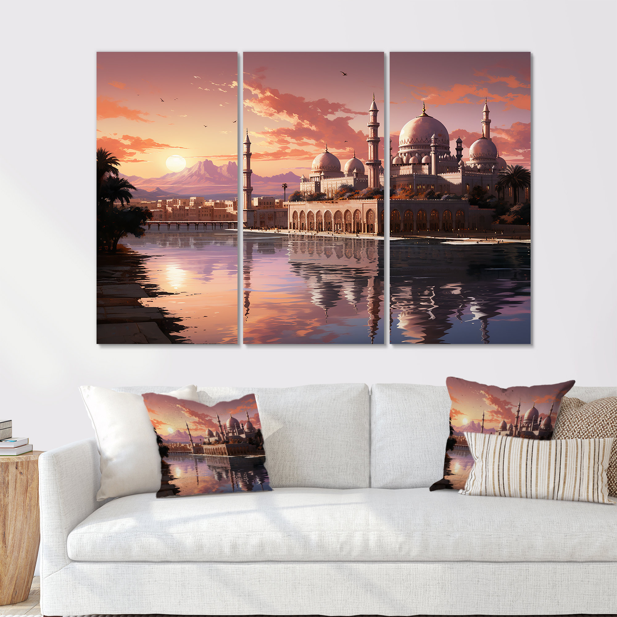 Lark Manor Islam Mosque At Dawn I - Islam Wall Decor Set - Wayfair Canada