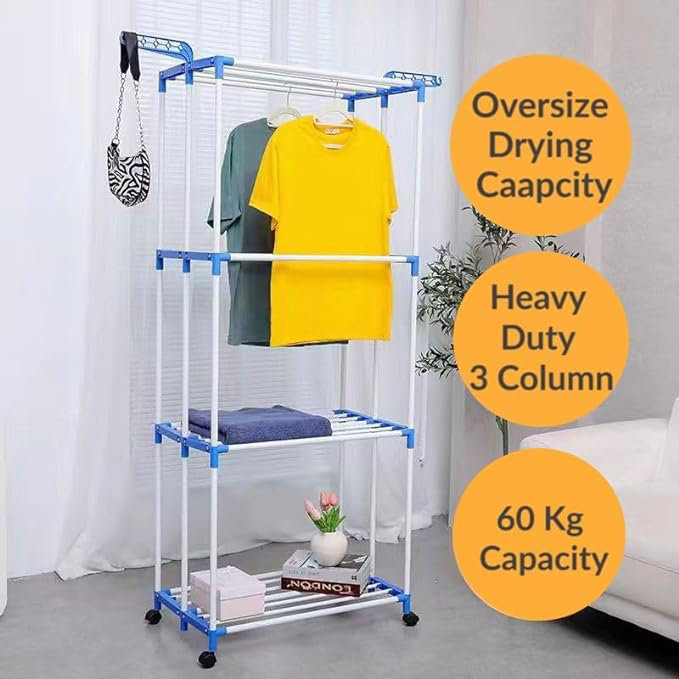 Symple Stuff Casabella Clothes Airer - 4-Tier Clothes Drying Rack ...