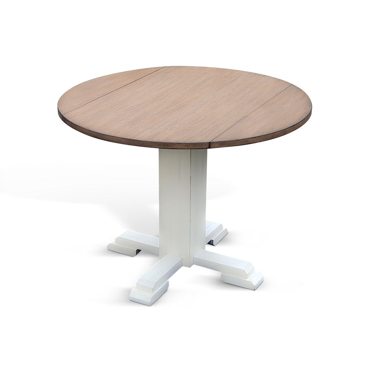 August Grove® Drop Leaf Round Table | Wayfair