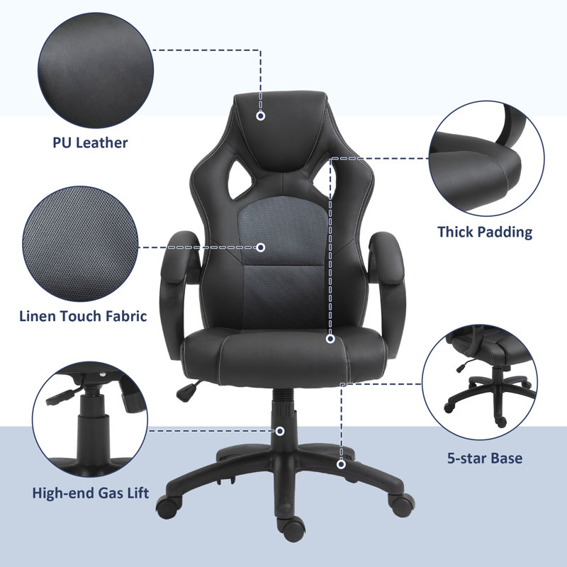 Inbox Zero Laniyah Game Chair | Wayfair.co.uk