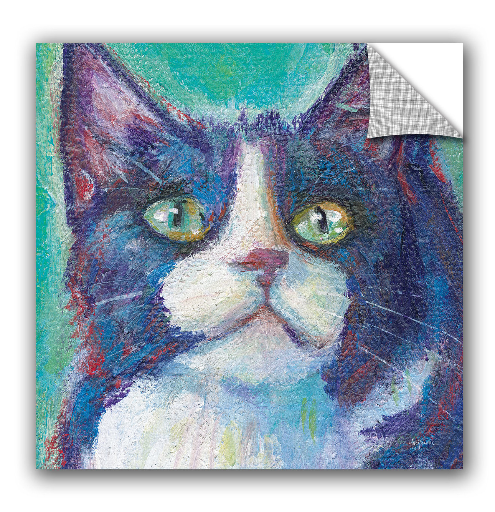 ArtWall Mary Urban Cookie Bean Crop Removable Wall Decal | Wayfair