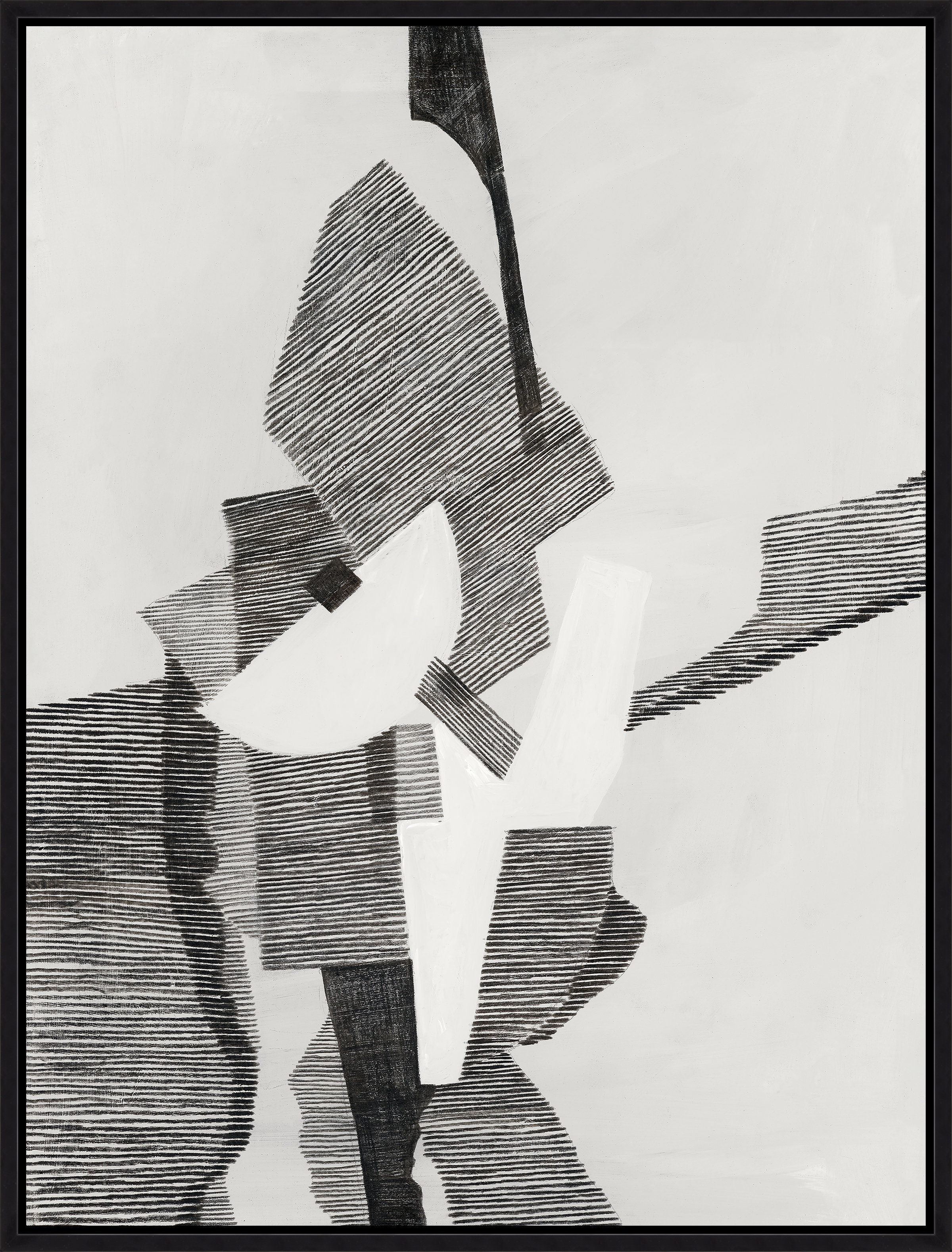 Chelsea Art Studio Puzzled Shapes I by Richard Ryder - Floater Frame ...