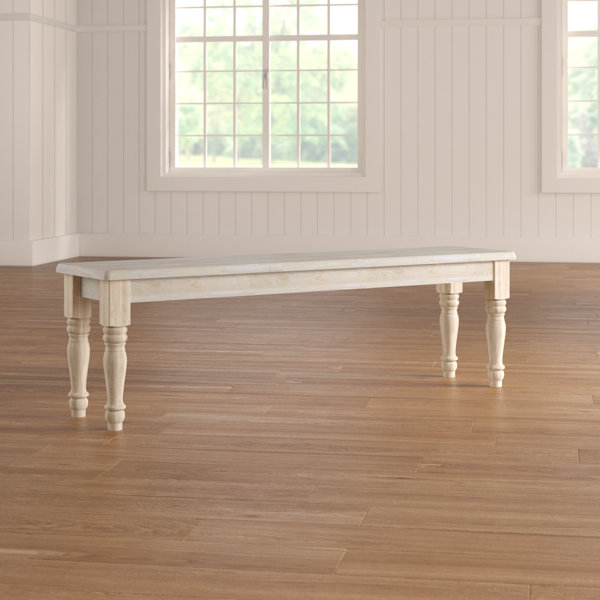 August Grove® Mary-Jo Wood Bench & Reviews | Wayfair