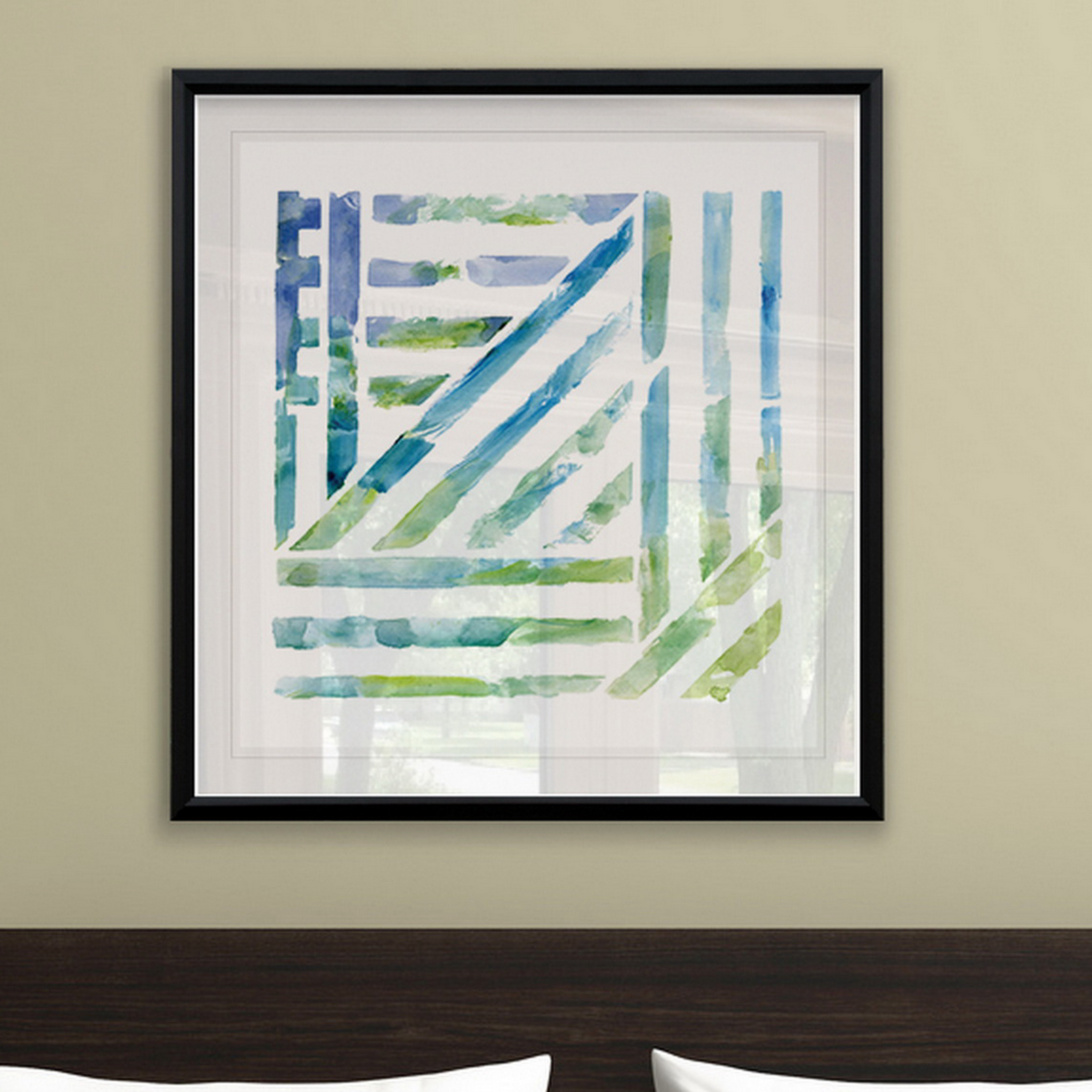 Wrought Studio Linear Kaleidoscope I - Picture Frame Print - Wayfair Canada