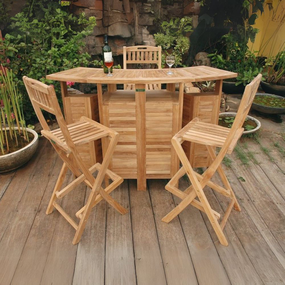 Wildon Home® Dymphna 5-Pieces Bar Set | Wayfair