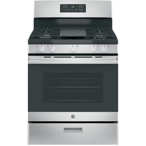 GE Appliances 30" 5 cu ft. Freestanding Gas Range with Griddle ...