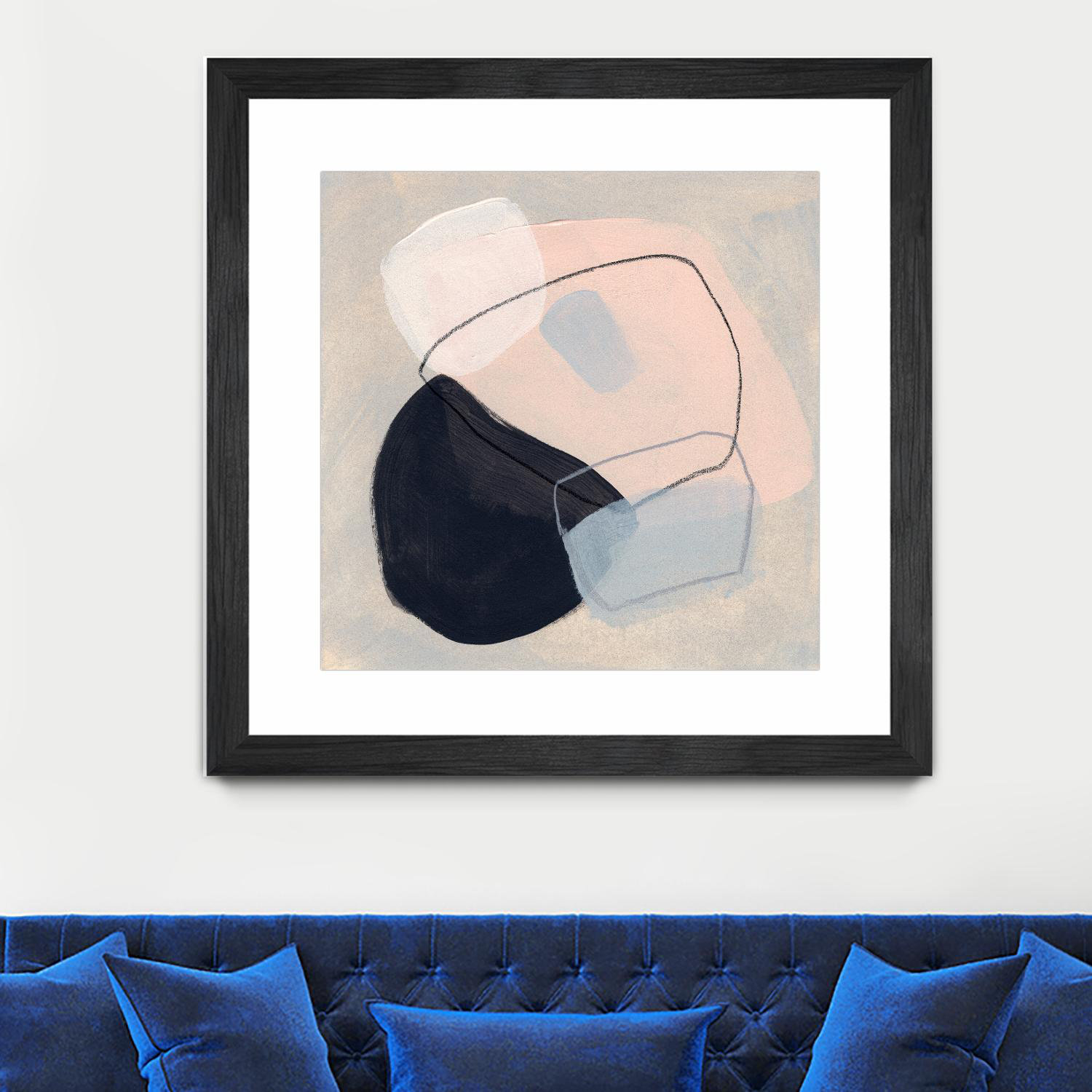 Orren Ellis 'Keystone Iii' Matted And Framed 36"X36" | Wayfair