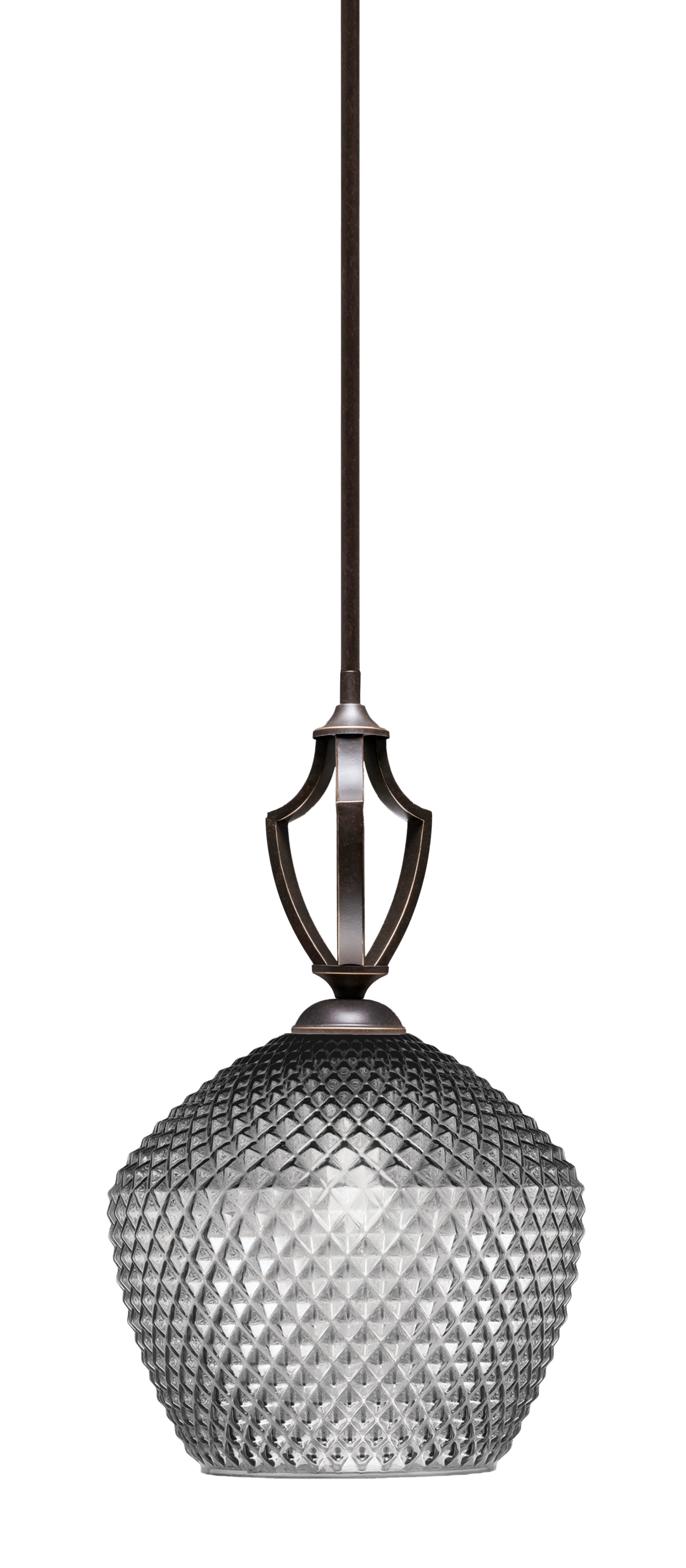 George Oliver Shutesbury Stem Hung Mini Pendant Shown In Brown, 9 ...
