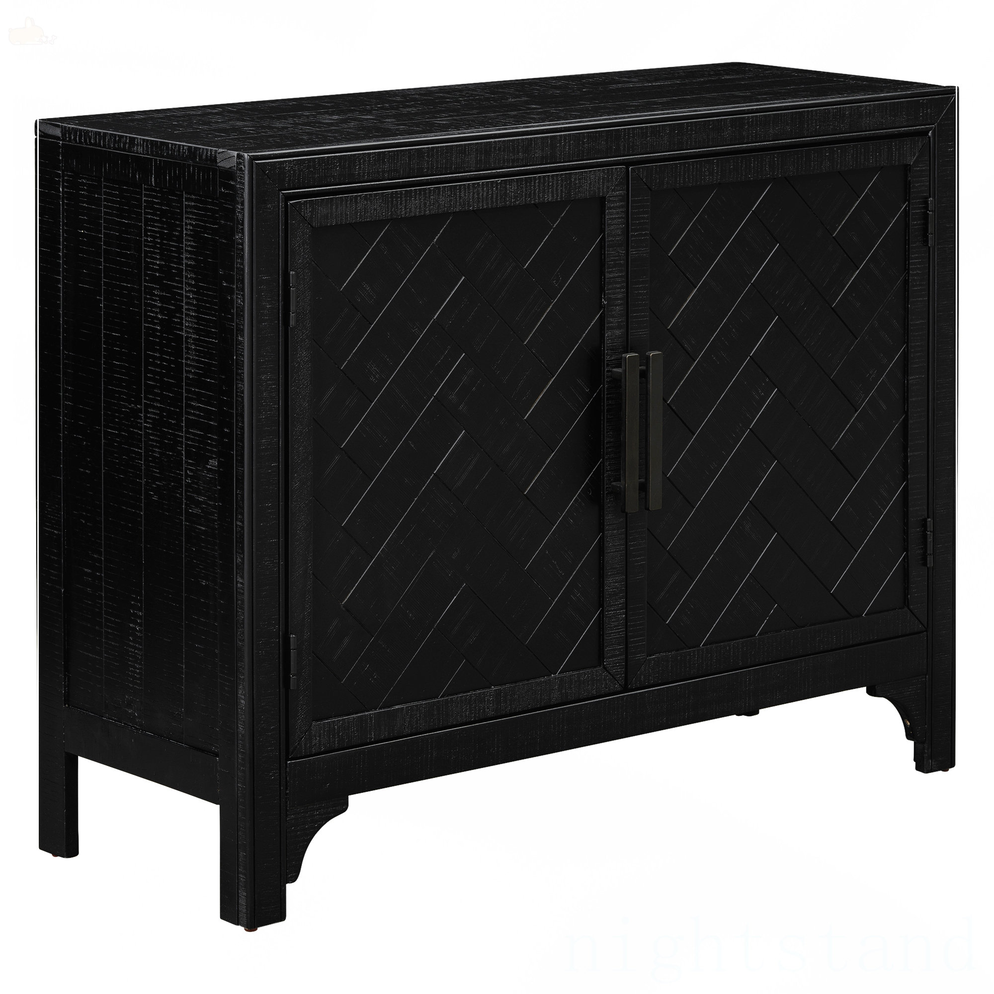 Winston Porter 40'' Modern Cabinets With Unique Design Doors And 1 ...