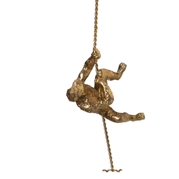 Global Views Climbing Man-Wall Mounted & Reviews | Wayfair
