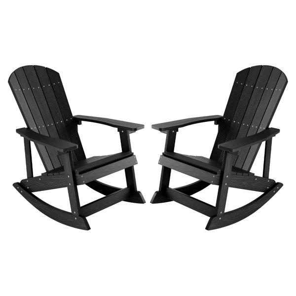 Rosecliff Heights Outdoor Rocking Chair,Adirondack Rocking Chair,Patio ...
