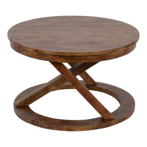 The Twillery Co.® Brinson Solid Wood Trestle Coffee Table & Reviews ...