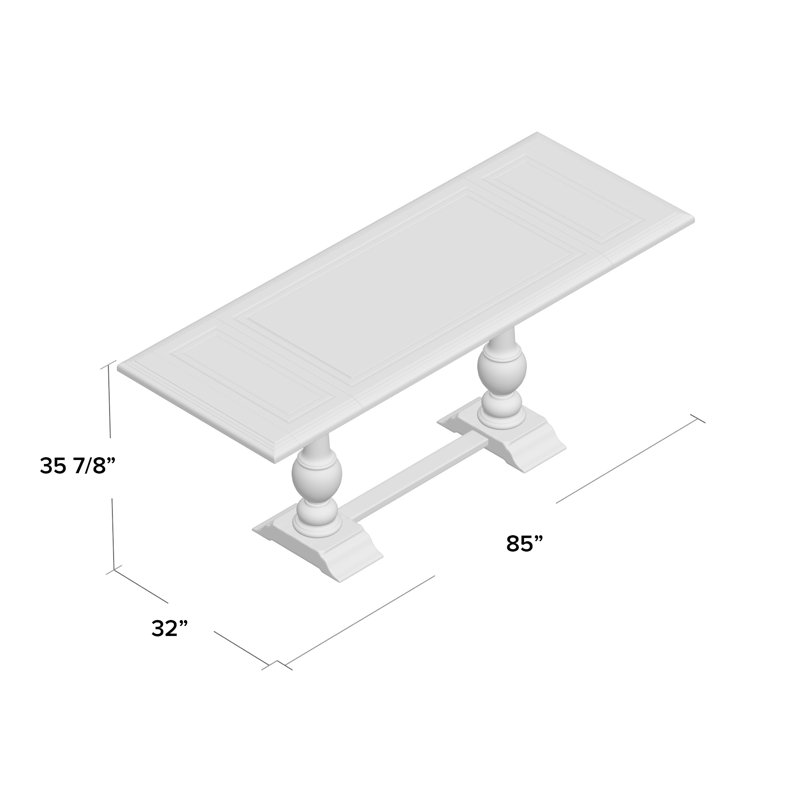 Hooker Furniture Hill Country Balcones Friendship Dining Table | Wayfair