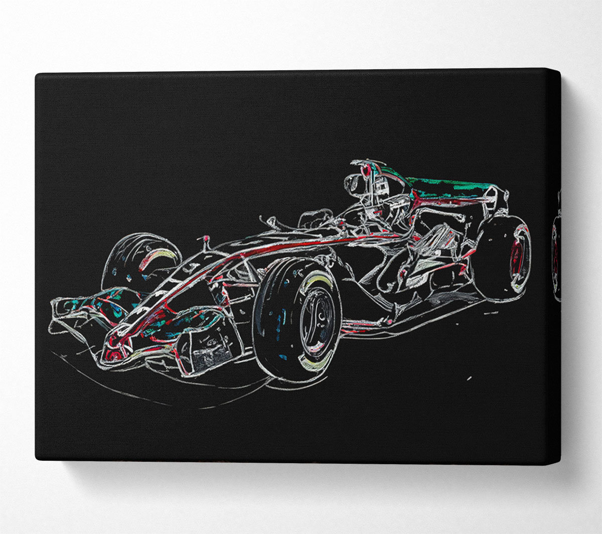Borough Wharf Formula One Side Profile 2 - Wrapped Canvas Art Prints ...