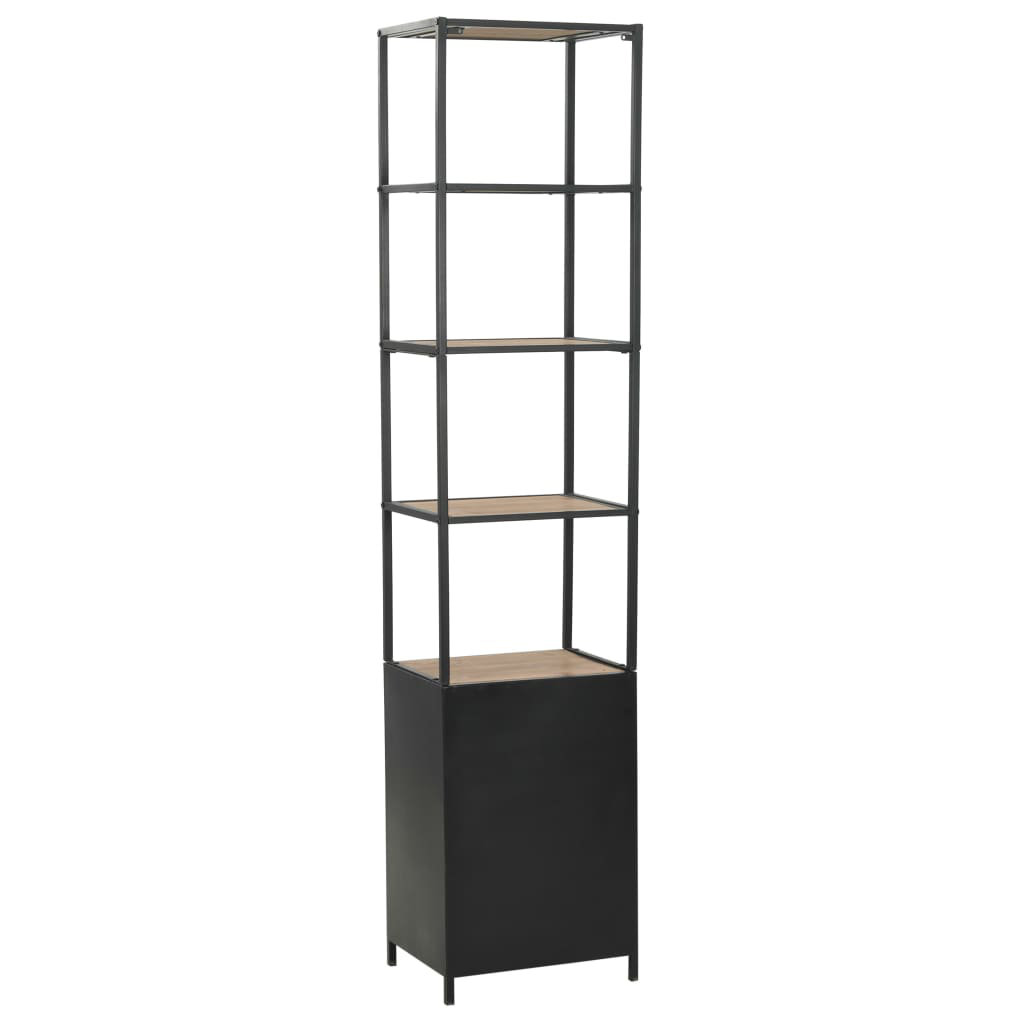 Borough Wharf Aadhyan 180cm H x 40.5cm W Steel Standard Bookcase ...