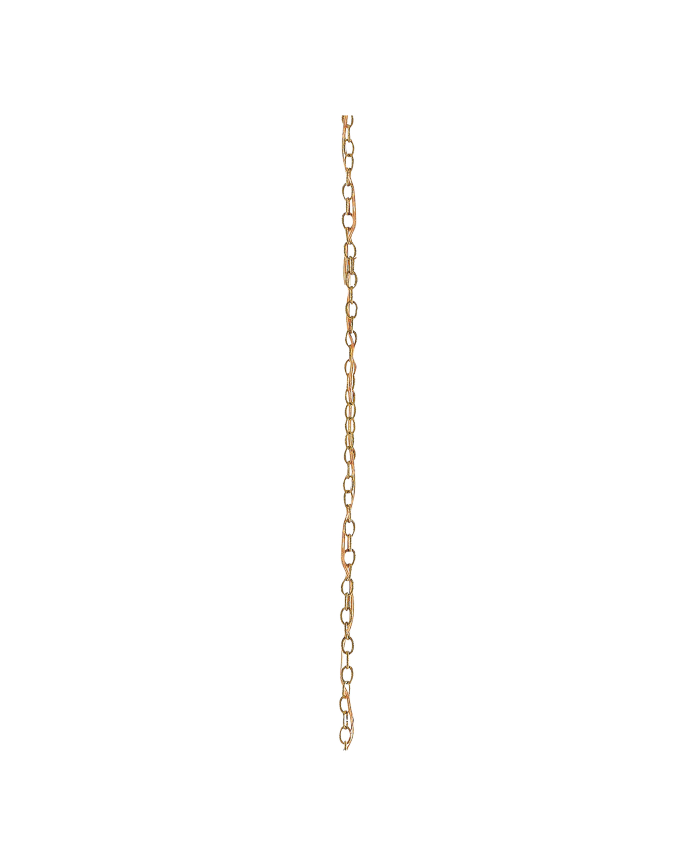 Currey & Company 3' Washed Lucerne Gold Chain | Wayfair