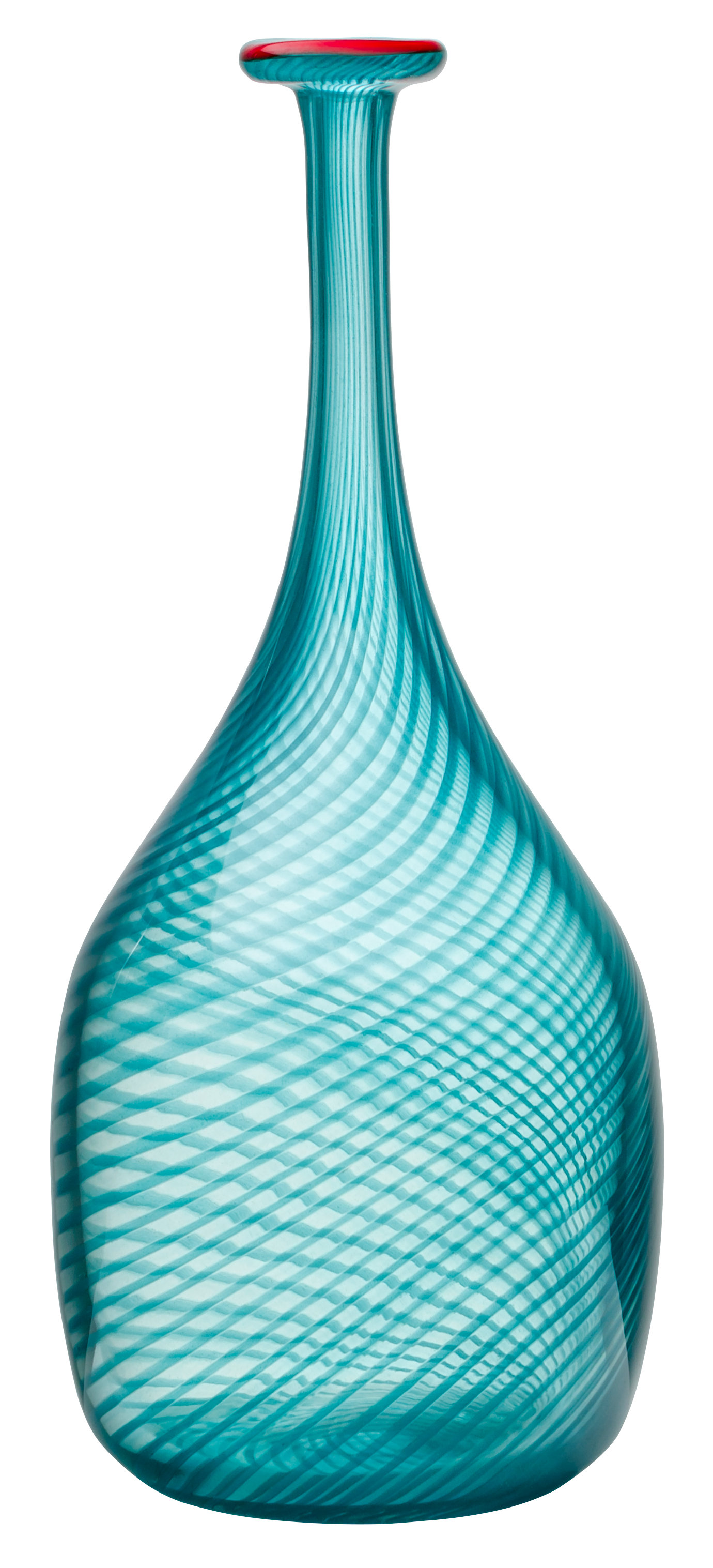 Kosta Boda Red Rim Glass Decorative Bottles - Wayfair Canada