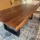 Union Rustic Lemay Iron Trestle Dining Table & Reviews | Wayfair