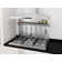 Ancona Backsplash Steel Rectangle Wall Mounted Pot Rack & Reviews | Wayfair
