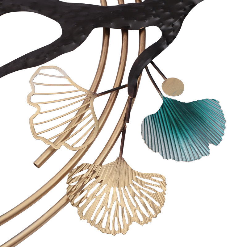 Mercer41 Metal Ginkgo Tree Leaf Wall Décor & Reviews | Wayfair