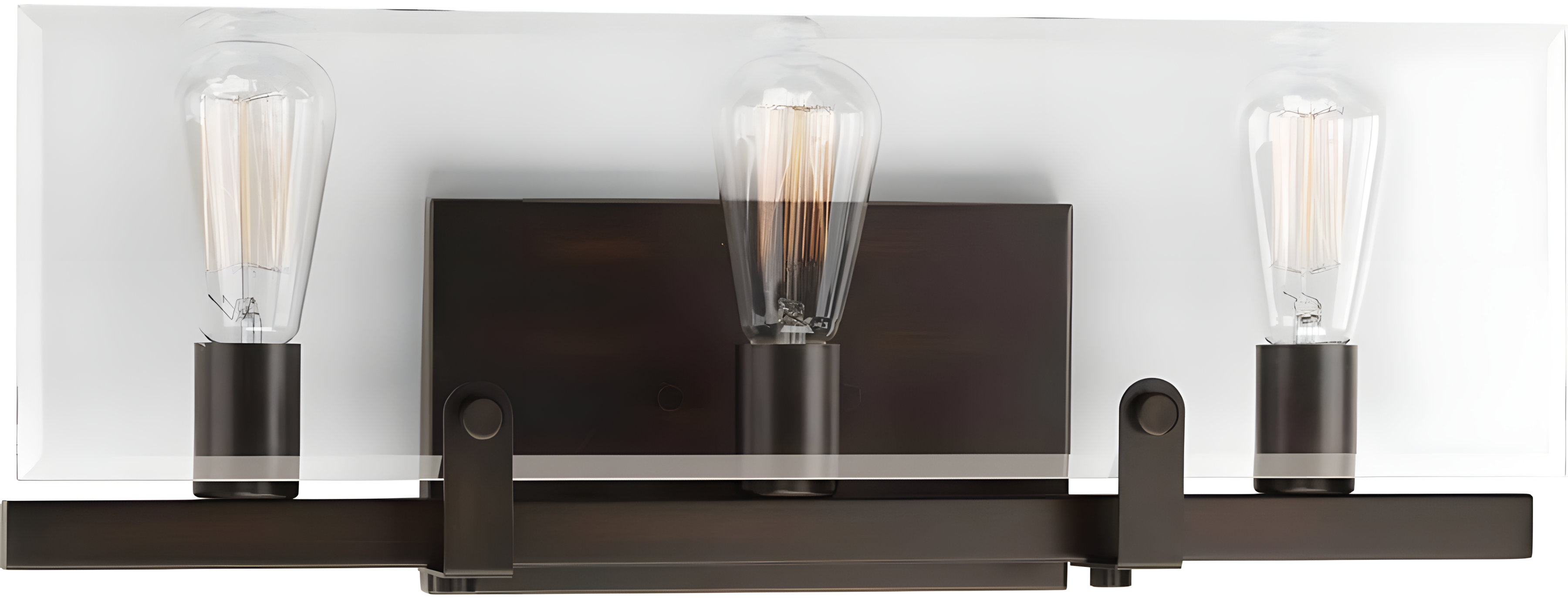 Co-t Bath Vanity Light Fixture - Durable Bronze Finish With Seamless ...