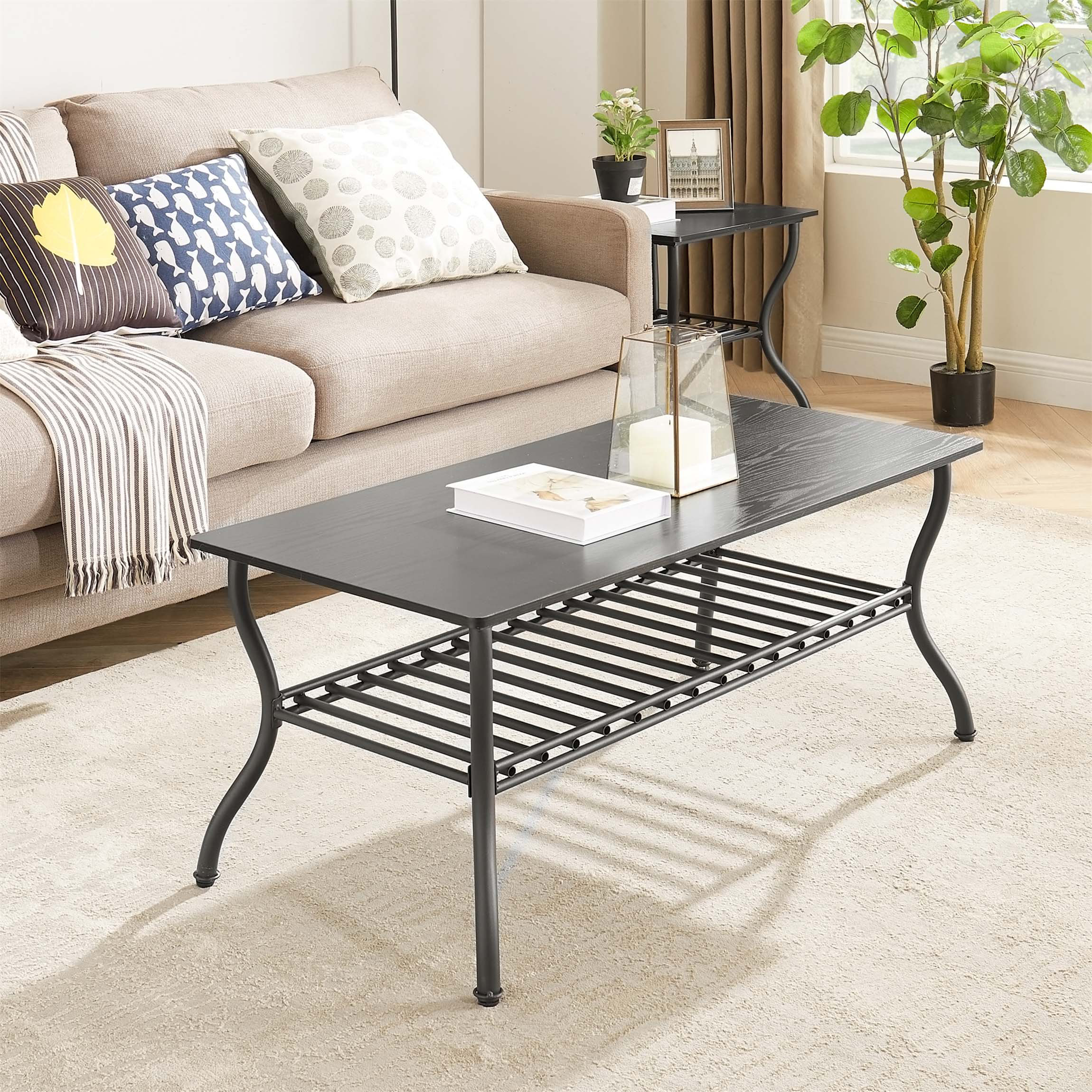 Lark Manor™ Rectangular Coffee Table with Manufactured Wood Table ...