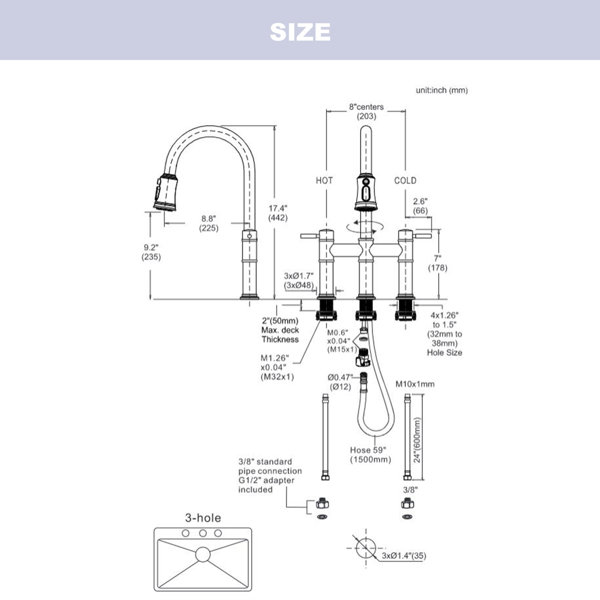 Aleasha Pull Out Kitchen Faucet | Wayfair