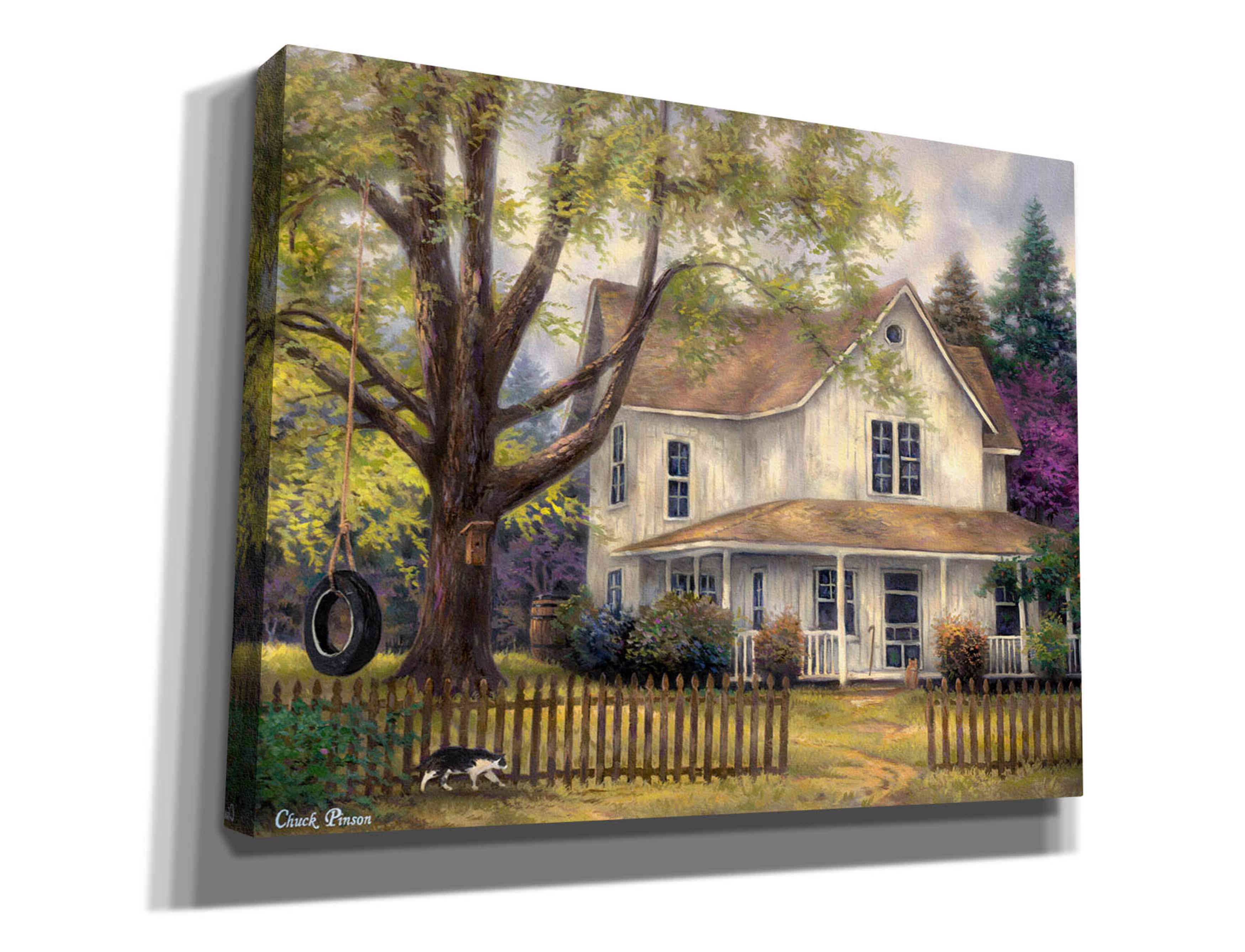 August Grove® Simple Country - Wrapped Canvas Graphic Art | Wayfair