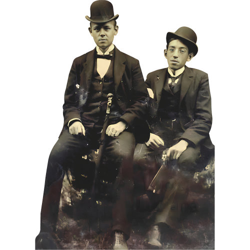 Wet Paint Printing H19941 Johnny Torrio Charles Lucky Luciano Cardboard ...