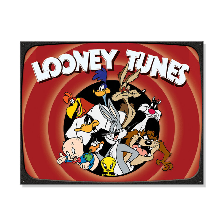 Desperate Enterprises WB - Looney Tunes Family Metal Sign | Wayfair