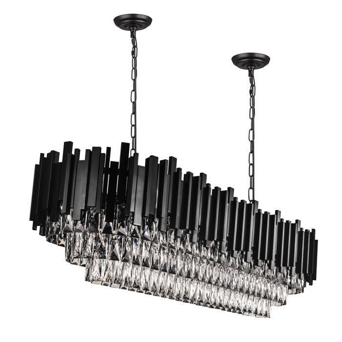 Mercer41 Osose 18 - Light Geometric Chandelier | Wayfair