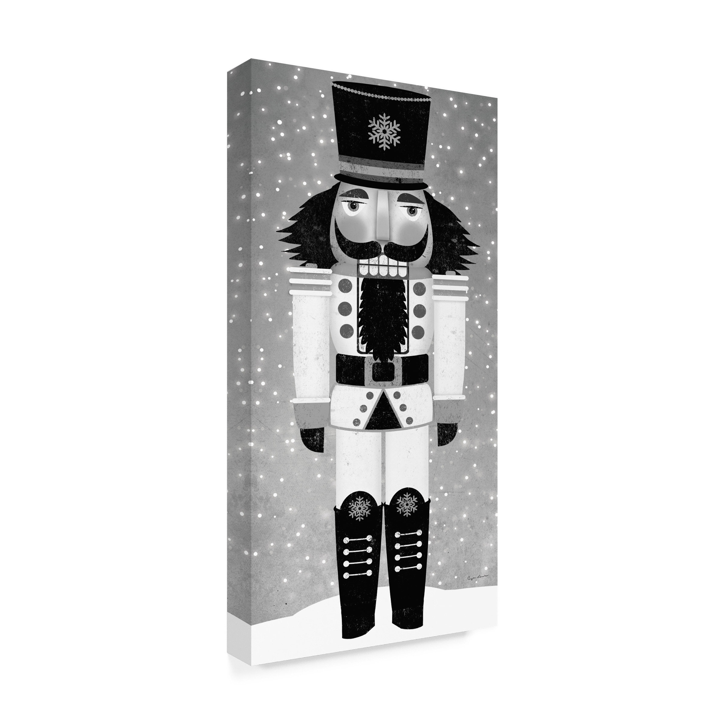 The Holiday Aisle® Fowler Nutcracker IV Grey Canvas Art - Wayfair Canada