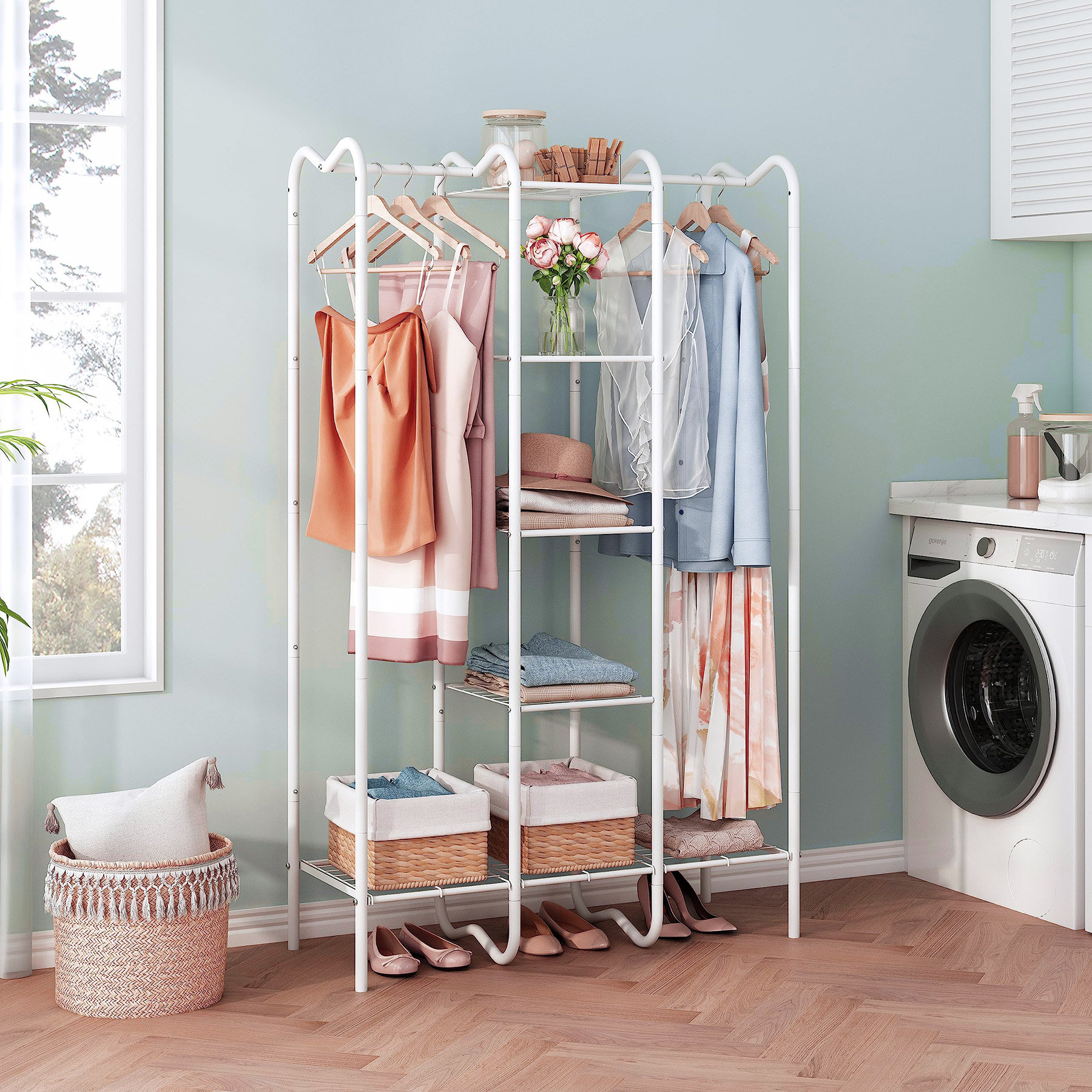 Rebrilliant Meron 38 Closet System - Wayfair Canada