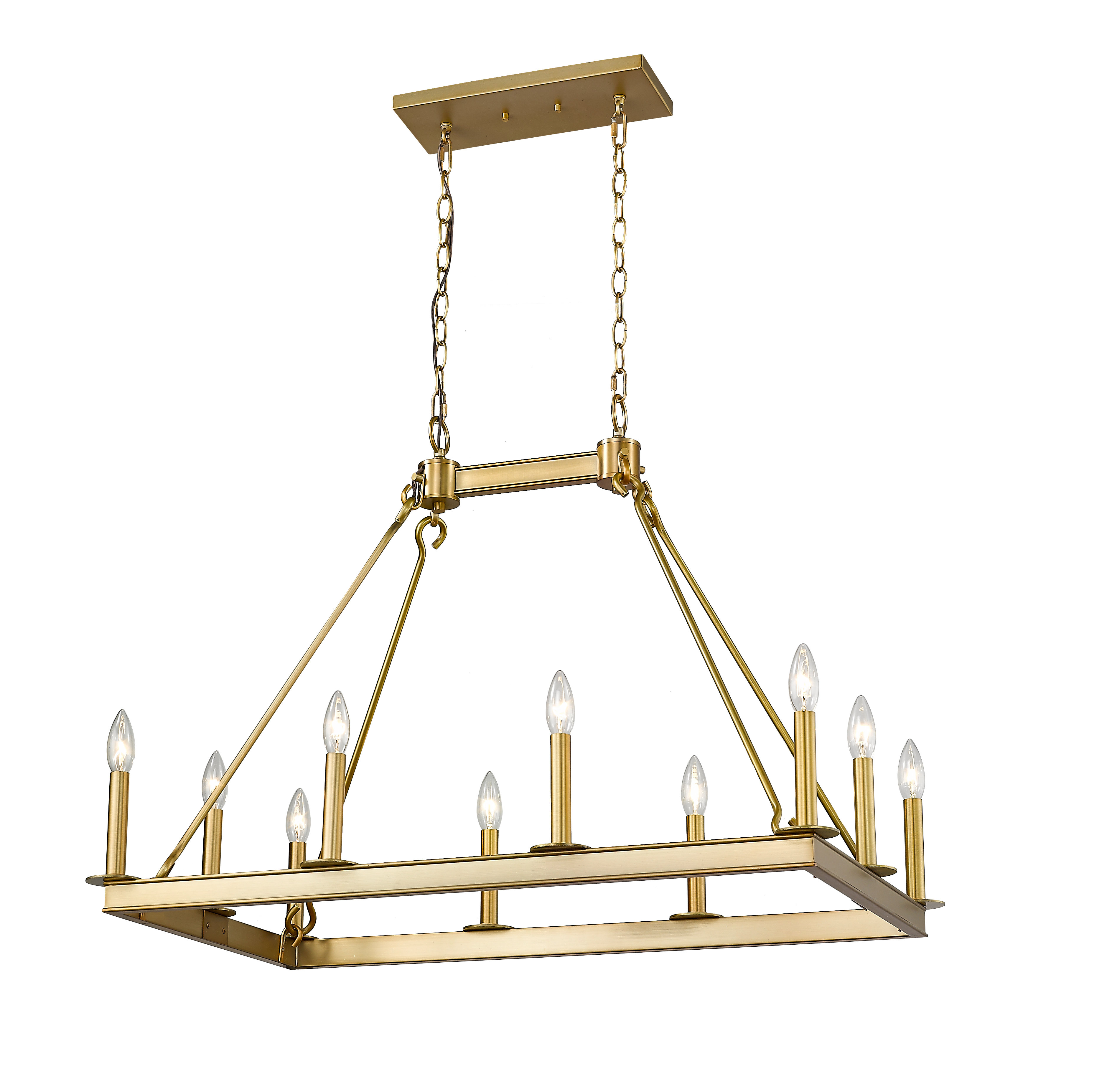 Mercer41 Endsley 10 - Light Cluster Rectangle Pendant - Wayfair Canada