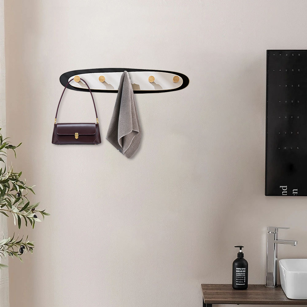 Ivy Bronx Hoorya 5 - Hook Coat Rack | Wayfair