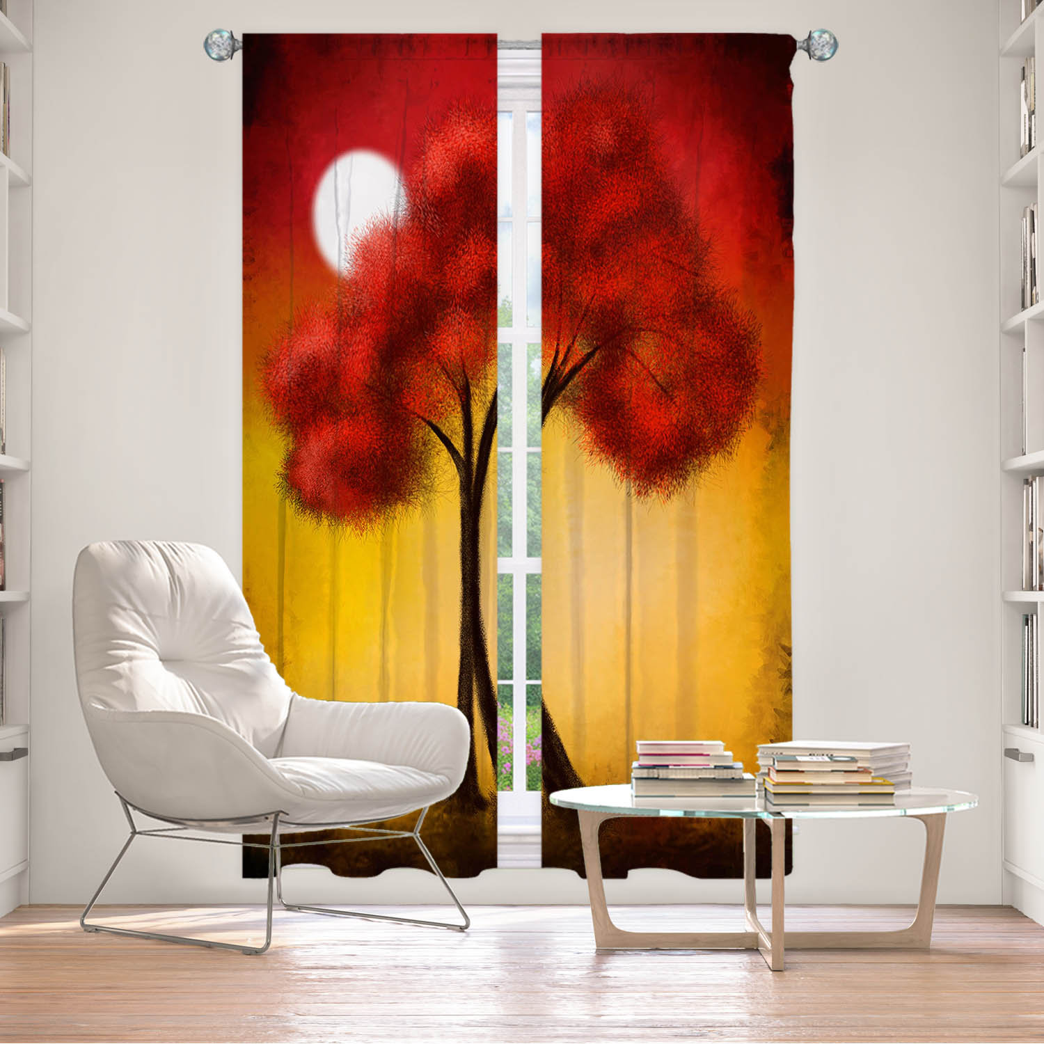 East Urban Home Roobert Polyester Room Darkening Filters Out Most Light ...